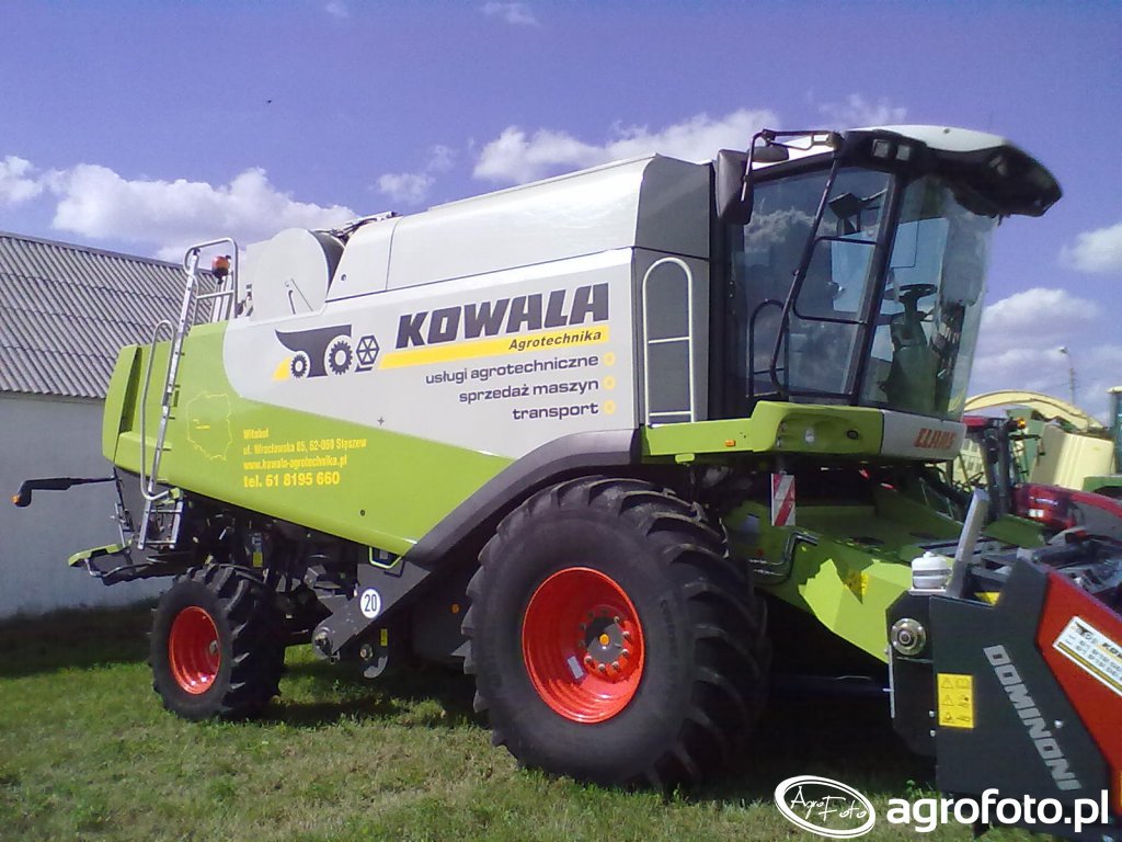 Kombajn Claas Lexion 540 - foto #629491 - Galeria rolnicza agrofoto