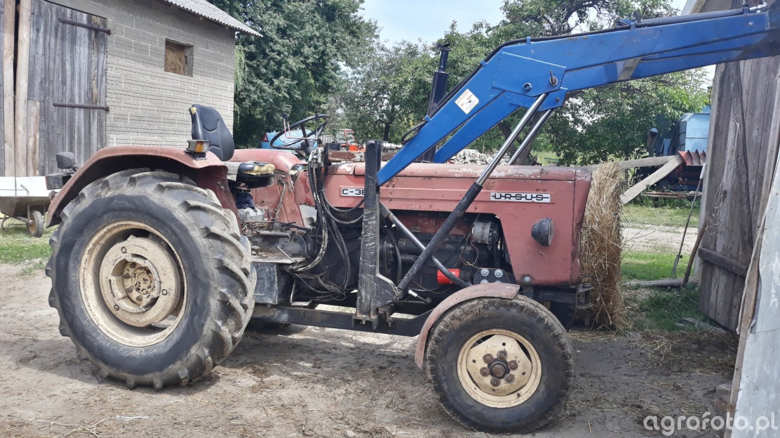 Obraz traktor Ursus C-360 & Tur 2 sekcyjny #730740 - Galeria rolnicza ...